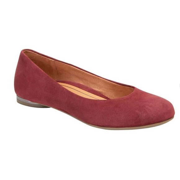 Vionic | Shoes | Vionic Womens Hannah Suede Comfort Flats Shoes Size Us ...